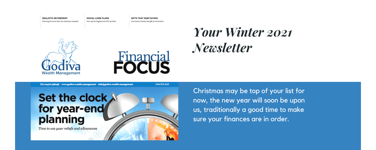 Your Winter 2021 Newsletter - Godiva Wealth Management